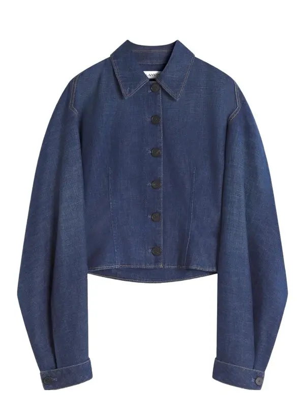 LANVIN Cotton Denim Jacket - Blue