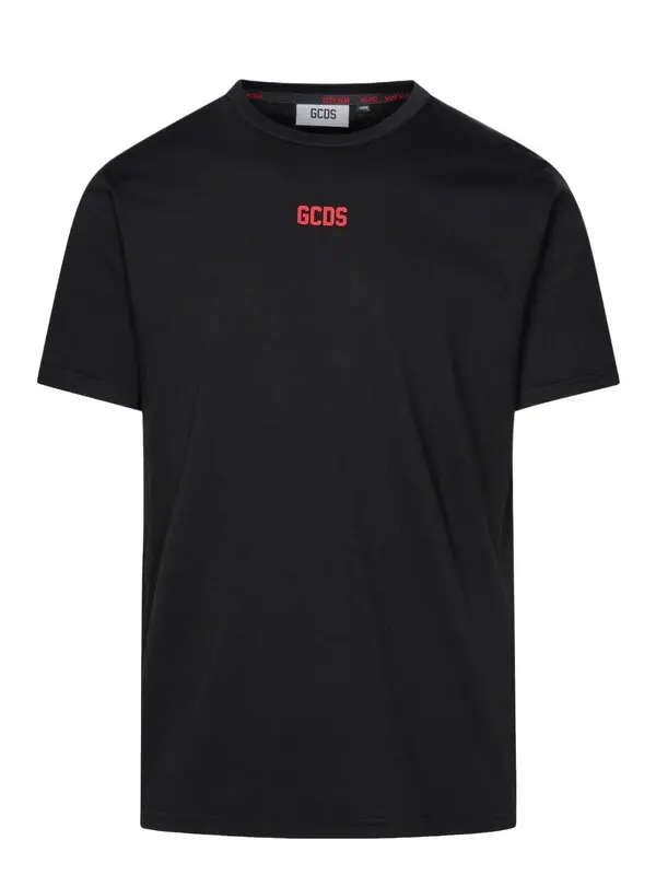 Gcds Round-necked Logo T-shirt - Black