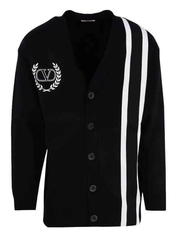 Valentino Garavani Vlogo Signature Cardigan - Black