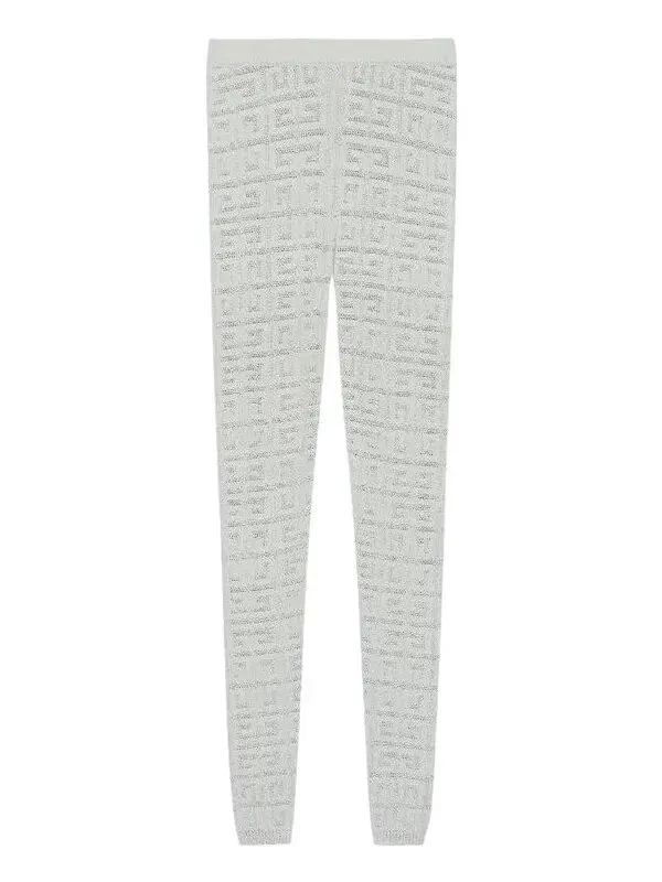 Givenchy Leggings In 4g Jacquard - Cloud Gray