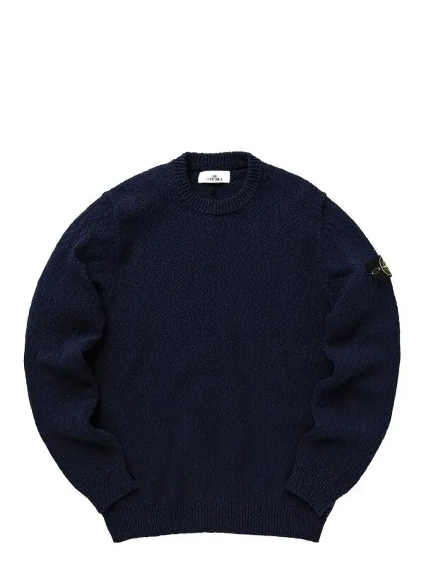 Stone Island Crewneck Long Sleeve Sweatshirt - Blue