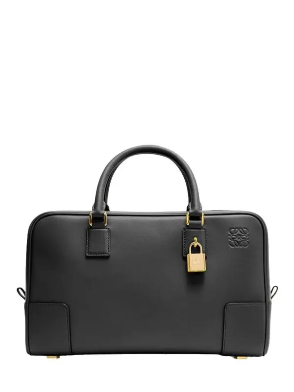 Loewe Amazona 28 Leather Tote Bag - Black