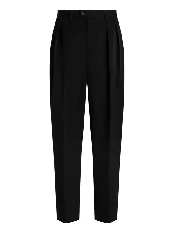 Dolce & Gabbana Dart Detailed Tailored Trousers - Black