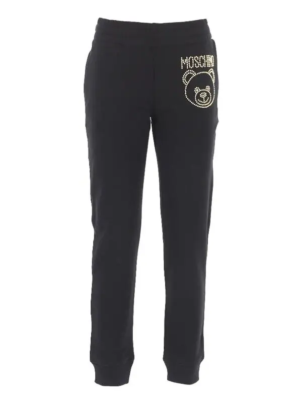 Moschino Detail Sweatpants - Black