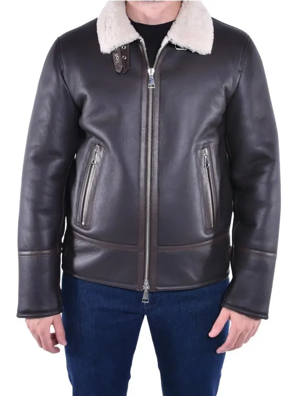 DONDUP Montone Shearling Jacket - Black