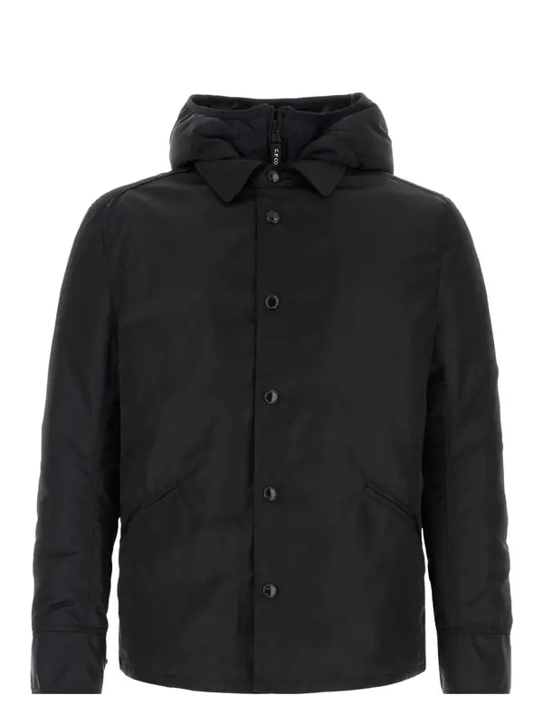 Junya Watanabe Long-sleeved Hooded Casual Jacket - Black