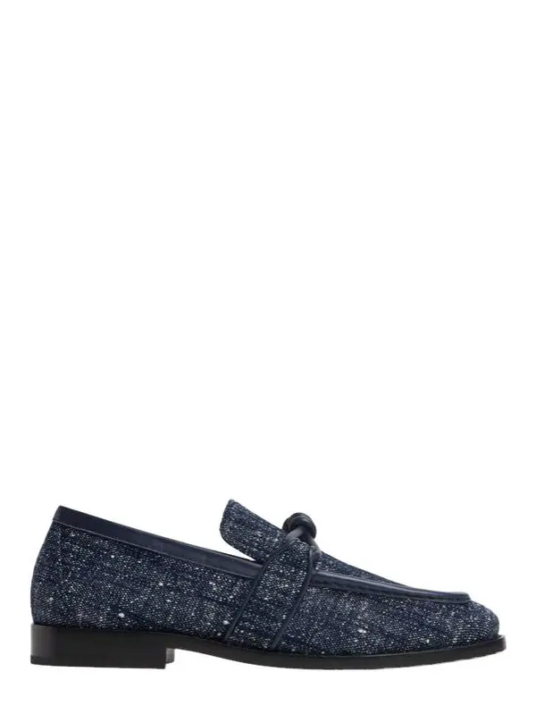 Bottega Veneta Astaire Loafers With Knot Detailing - Black