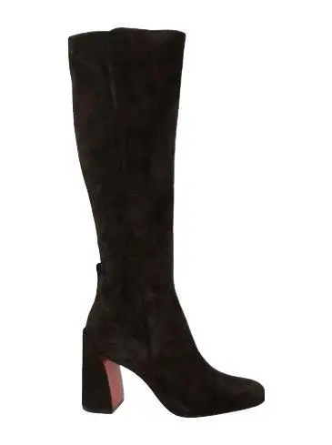 CHRISTIAN LOUBOUTIN Block Heel Knee-length Boots - Brown