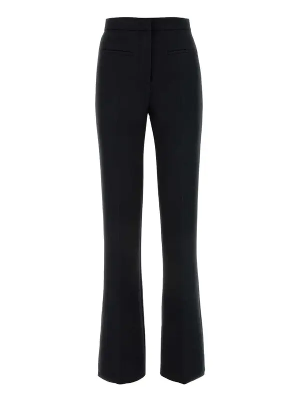 MSGM Tailored Trousers With Pressed Crease - Black