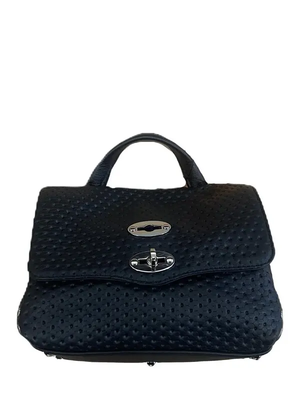 ZANELLATO Postina Twist-lock Baby Tote Bag - Black