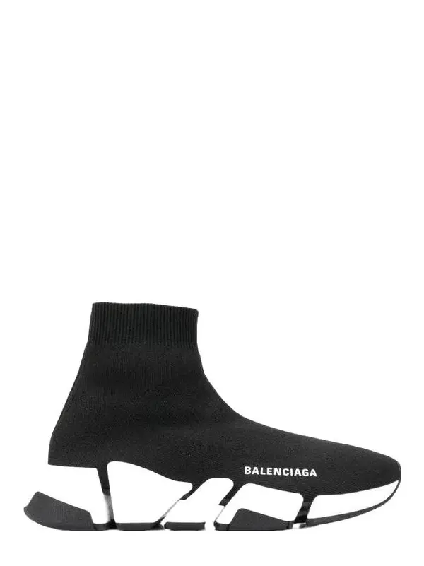 Balenciaga Speed 2.0 Sock Sneakers - Black/white