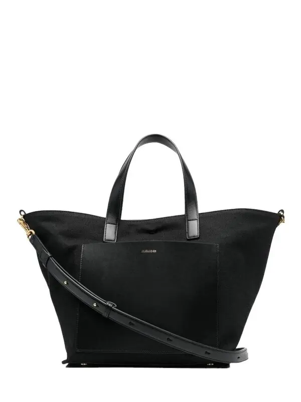 JIL SANDER Wander Square Small Tote Bag - Black