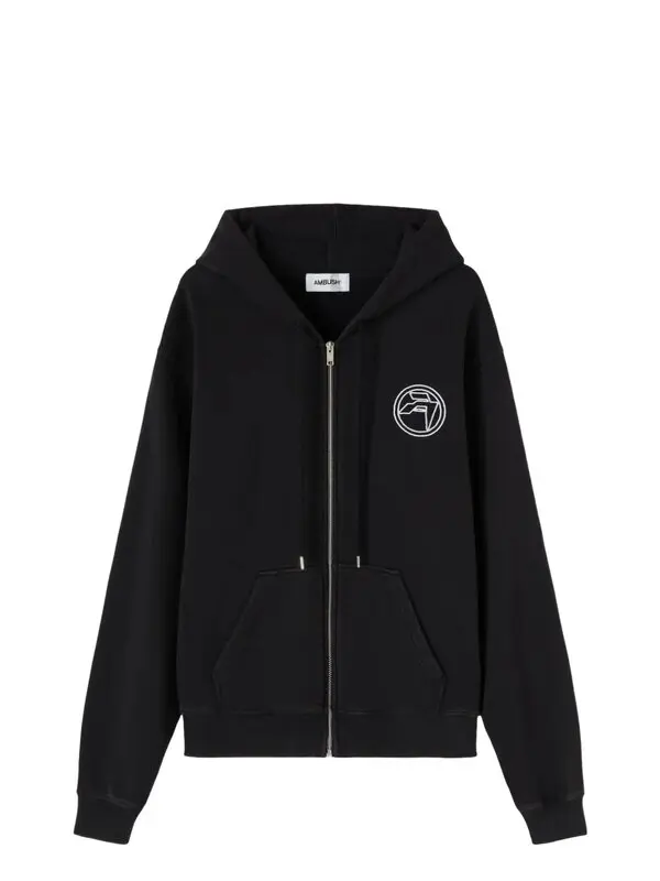 AMBUSH Amblem Zip-up Hoodie - Black