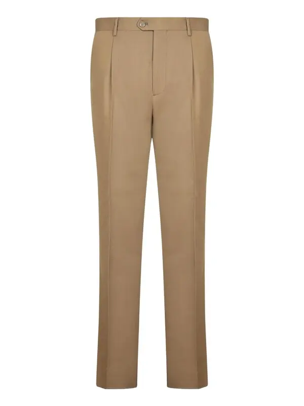 Etro Tailored Straight Leg Trousers - Brown