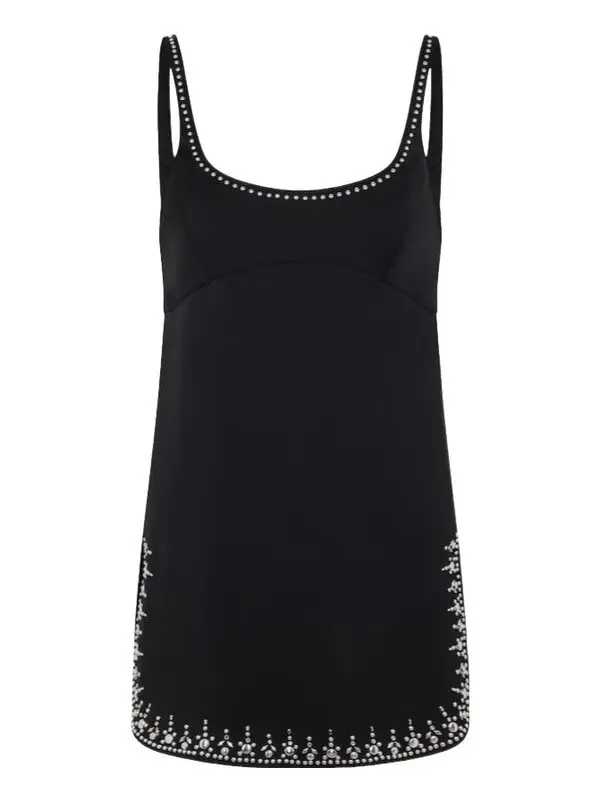 Rabanne Embellished Sleeveless Vest - Black