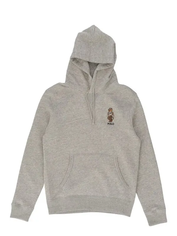 Polo Ralph Lauren Polo Bear Long-sleeve Hooded Sweatshirt - Light Gray