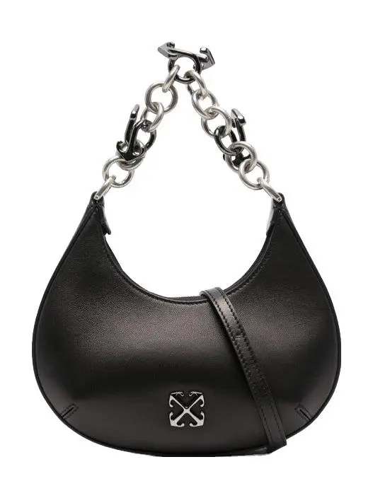 Off-White Hemisphere Top Handle Bag - Black