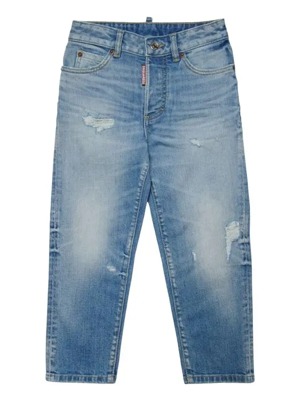 Dsquared2 Logo Jeans - Blue