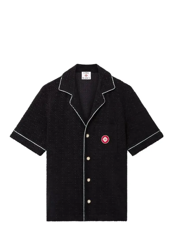 Casablanca Short Sleeve Shirt - Black