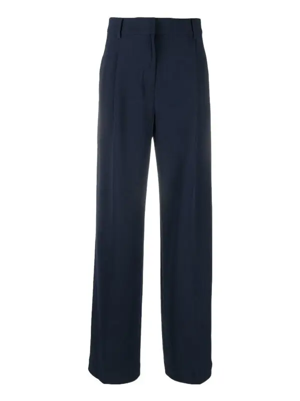 Michael Kors Tailored Straight Leg Trousers - Black