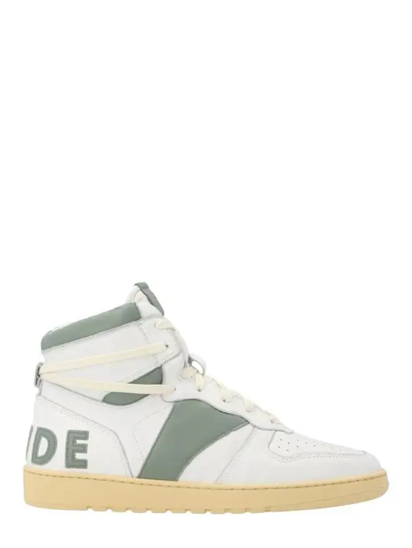 Rhude Rhecess High Top Sneakers - White