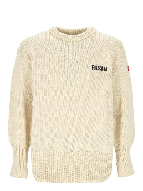 Junya Watanabe Ribbed Knit Jumper - Beige