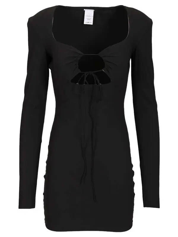 AMAZUIN Cut-out Mini Dress - Black