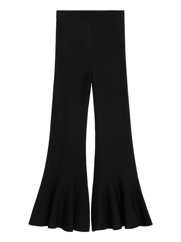 Ami Godet Flare Trousers - Black