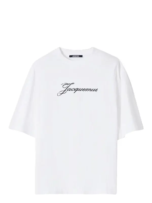 Jacquemus Logo Print T-shirt - White