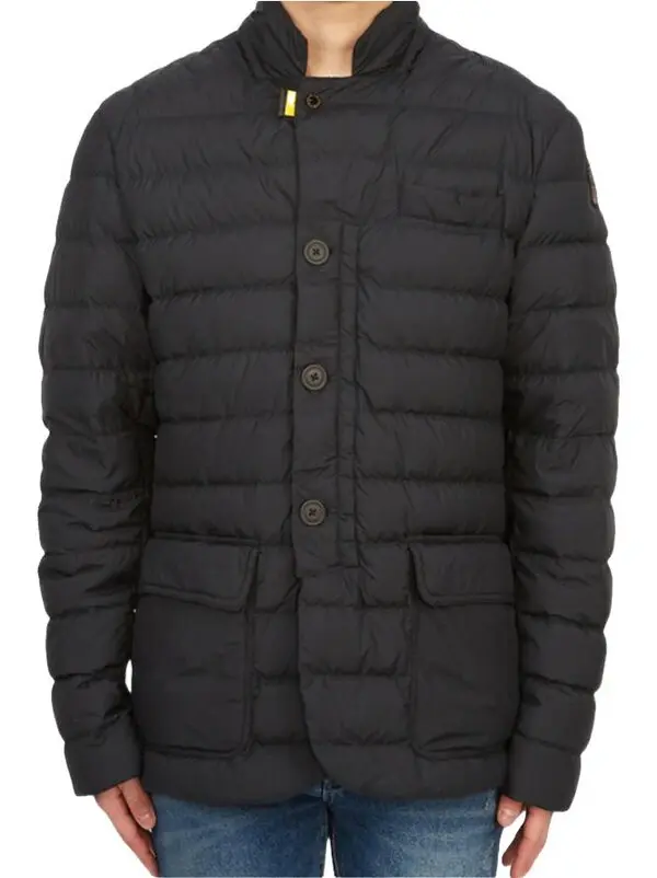 PARAJUMPERS High-collar Long-sleeved Down Jacket - Black