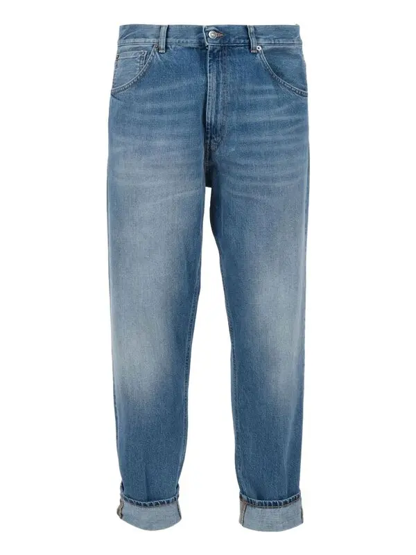 DONDUP Logo Jeans - Blue