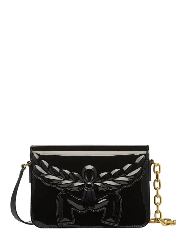 Mcm Small Laurel Crossbody Bag - Black