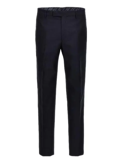 Etro Patterned Tailored Trousers - Black