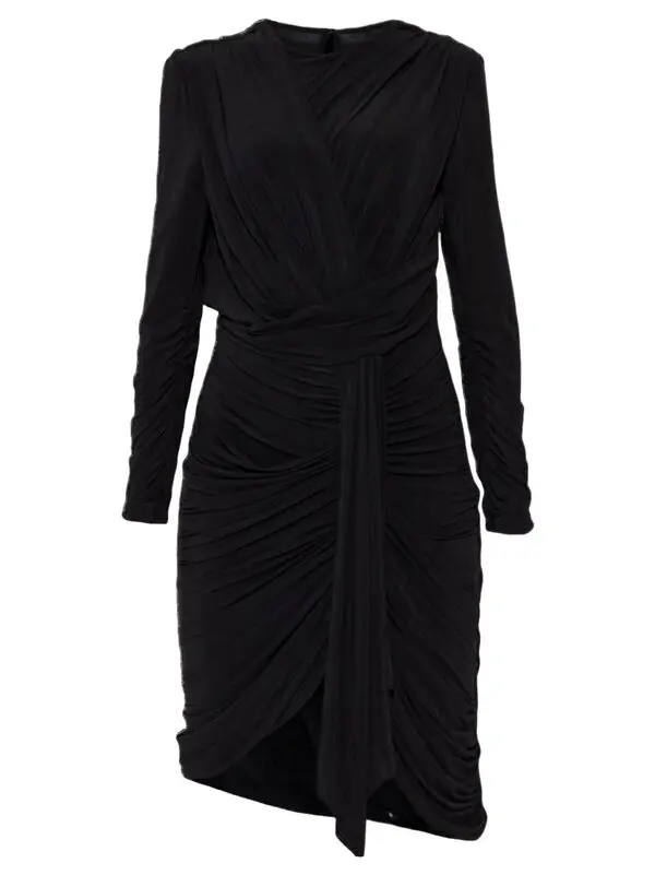 Isabel Marant Étoile Zorah Ruched Midi Dress - Black