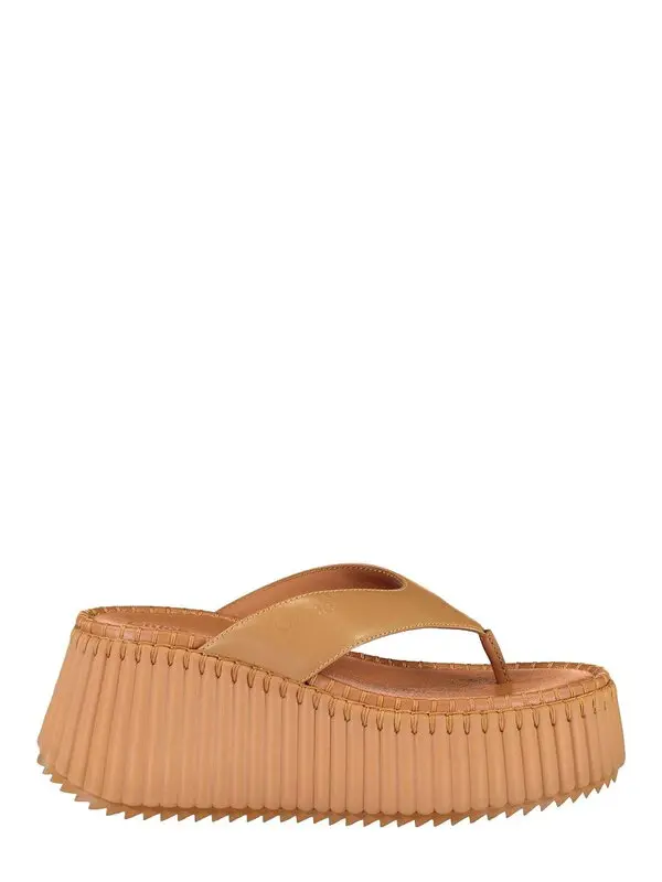 Chloé Nama Sandals - Nude