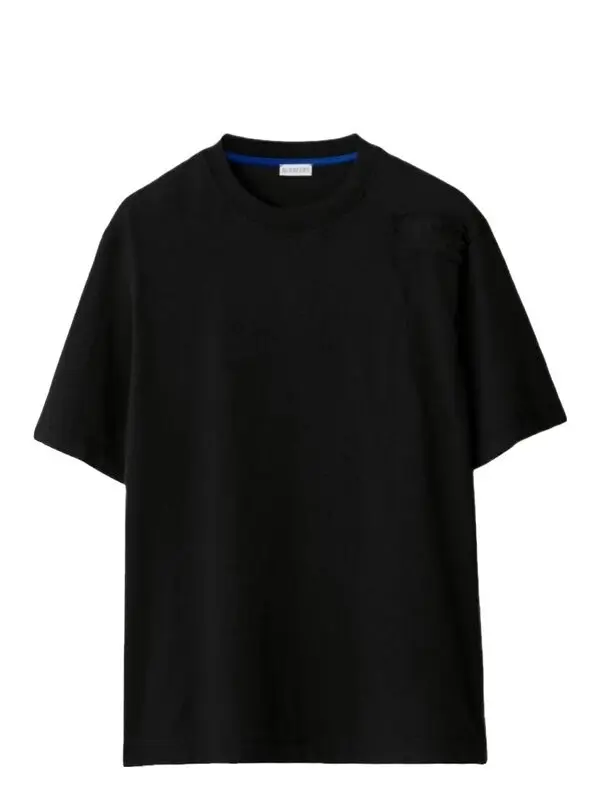 Burberry Short Sleeved Crewneck T-shirt - Black