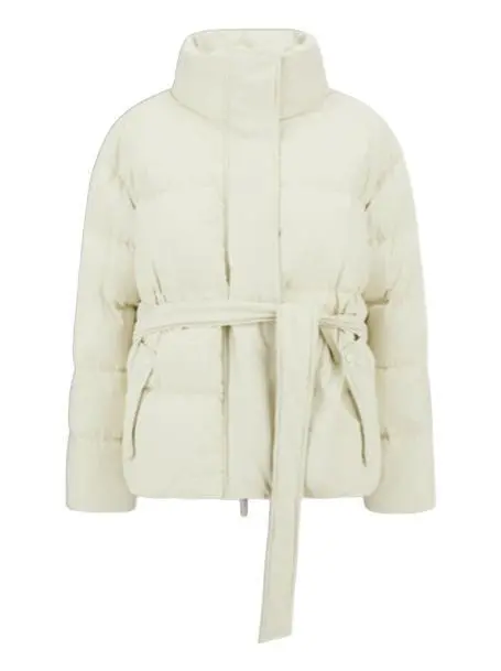 Herno Belted Puffer Jacket - White