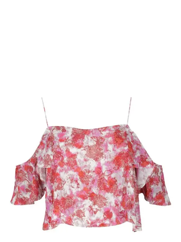 IRO PARIS Sleeveless Floral Top - Pink