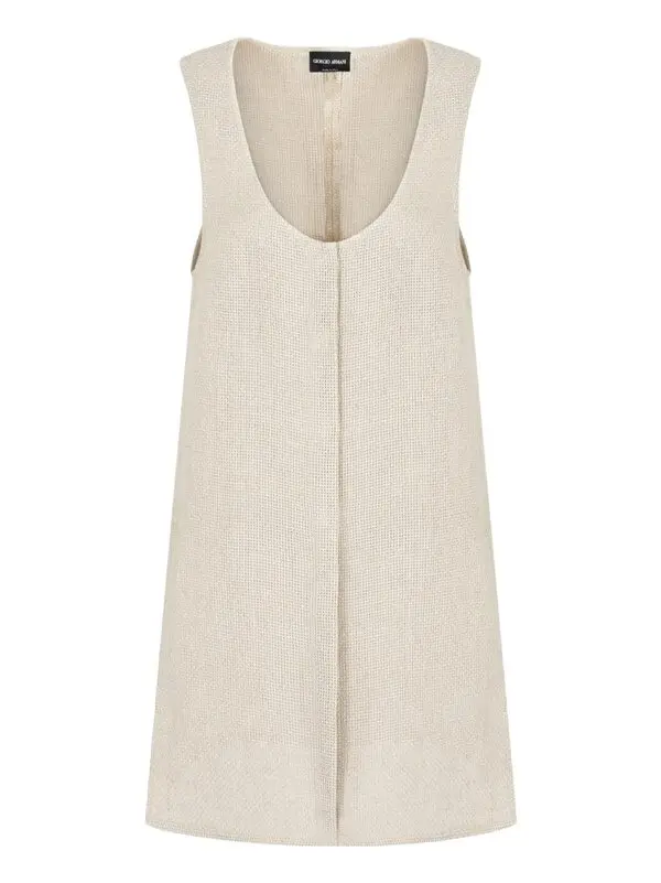 Giorgio Armani Linen Top - White
