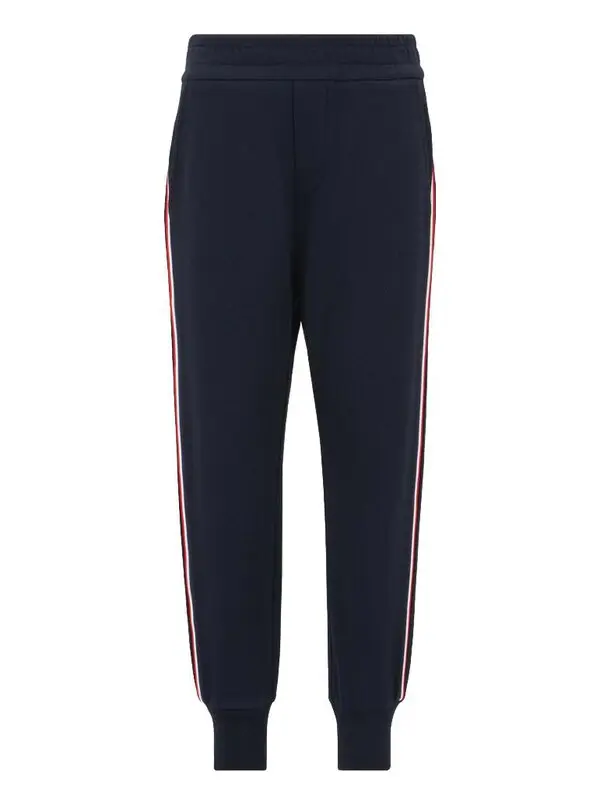 Moncler Tricolour Trim Sweatpants - Midnight Blue