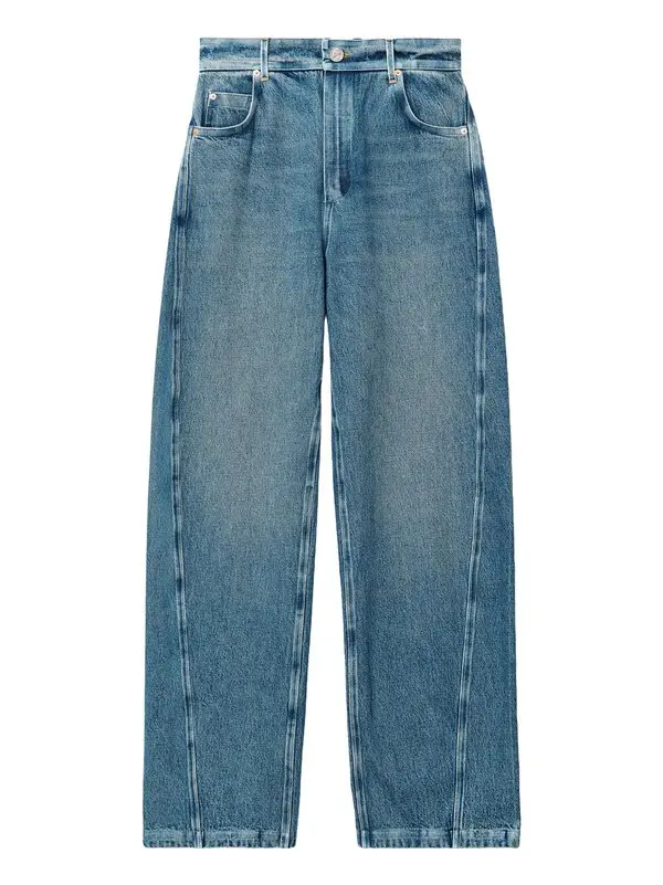 Alexander Wang Wide-leg Balloon Jeans - Indigo