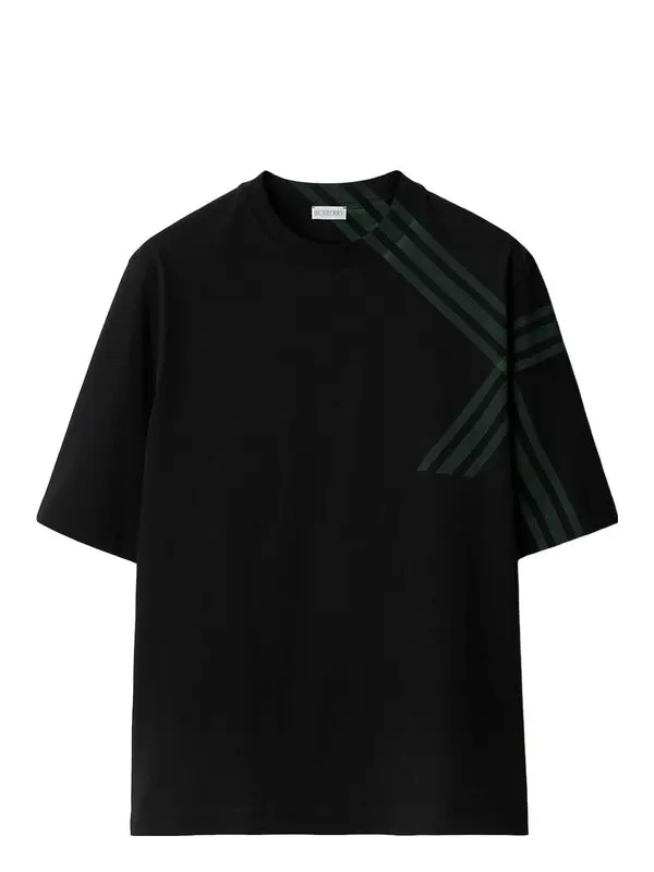 Burberry Short-sleeve Cotton T-shirt - Black