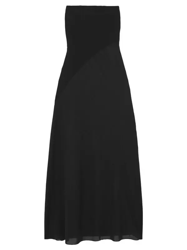 Gabriela Hearst Sleeveless Off-shoulder Dress - Black