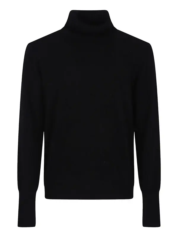 BALLANTYNE Turtleneck Long-sleeved Jumper - Black