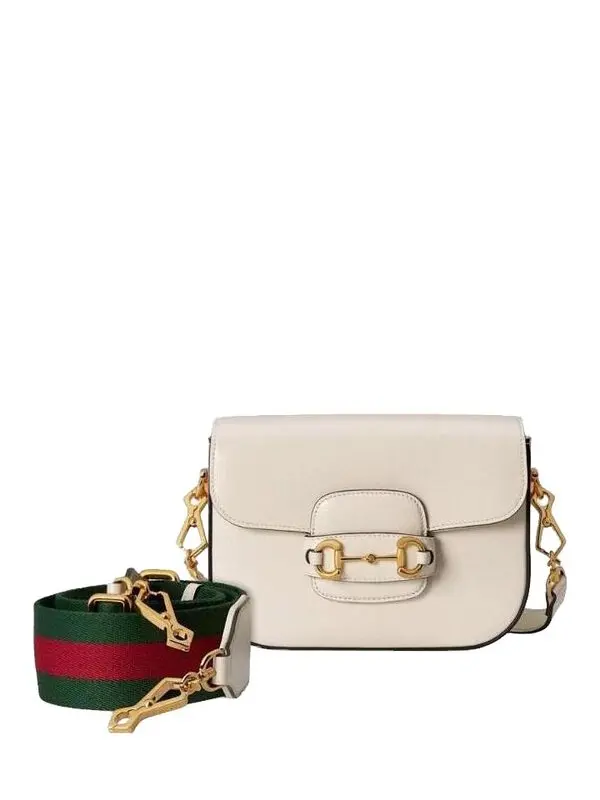Gucci Horsebit 1955 Mini Crossbody Bag - Nude
