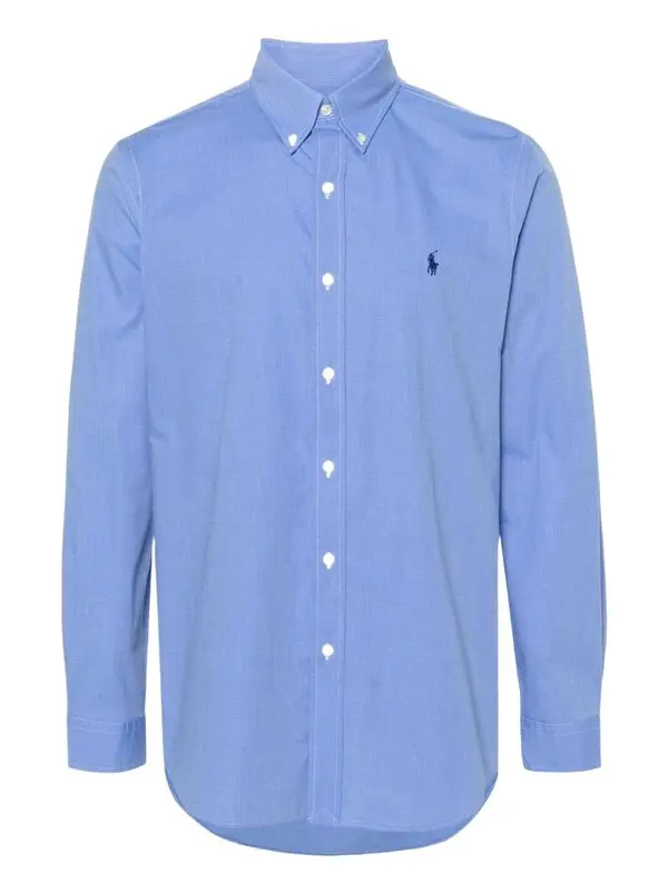 Polo Ralph Lauren Custom Fit Poplin Shirt - Blue