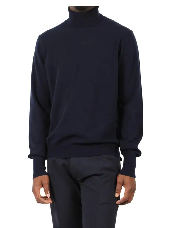 DRUMOHR Cashmere Turtleneck Sweater - Blue