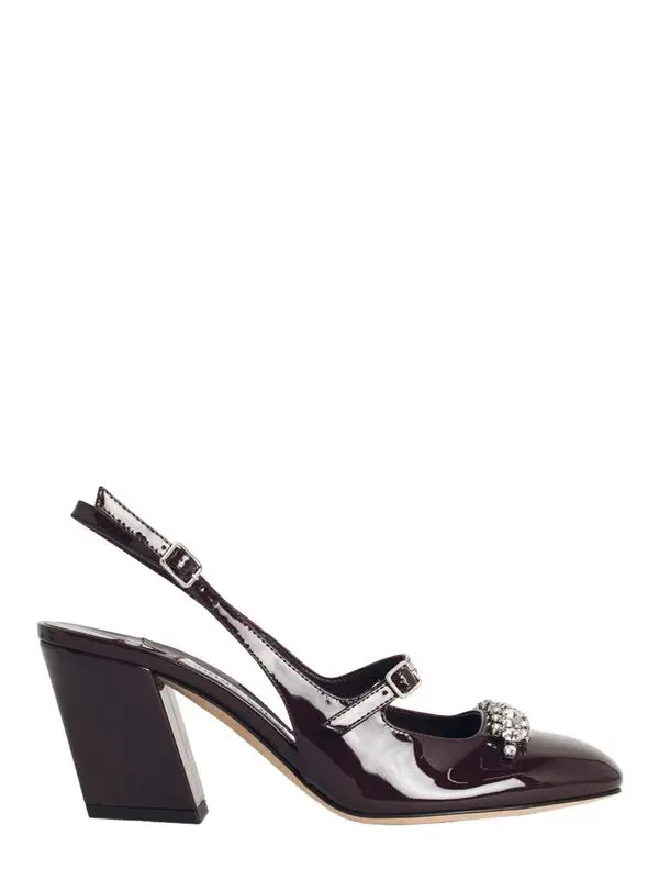 JIMMY CHOO Belinda Slingbacks - Bordeaux