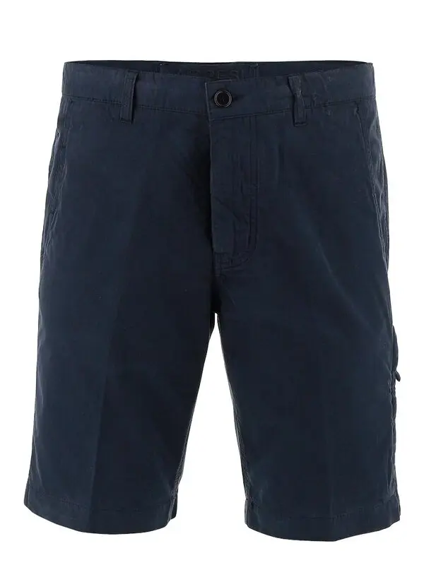 Aspesi Cotton Knee-high Shorts - Black