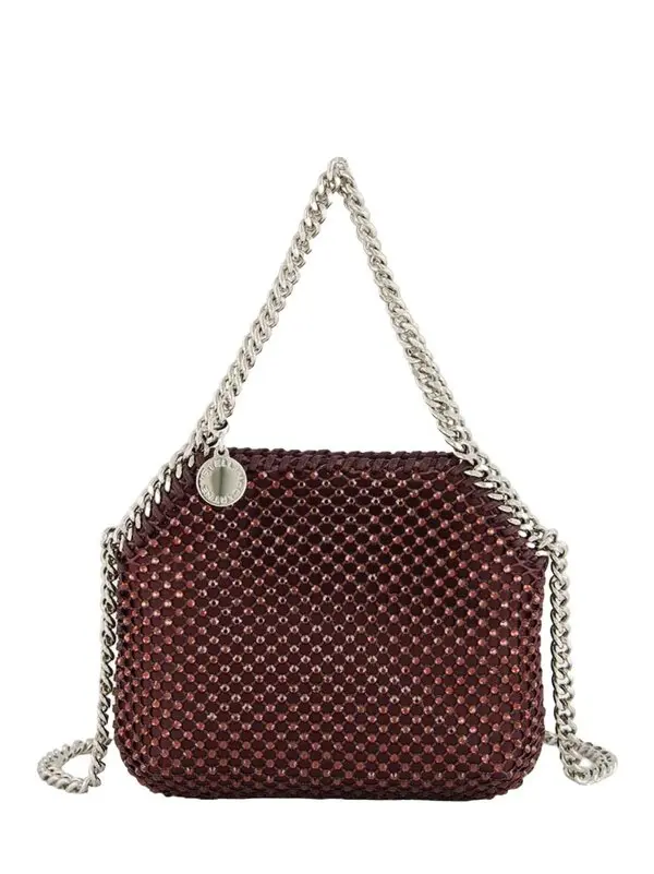 Stella McCartney Falabella Embellished Mesh Mini Tote Bag - Multicolor